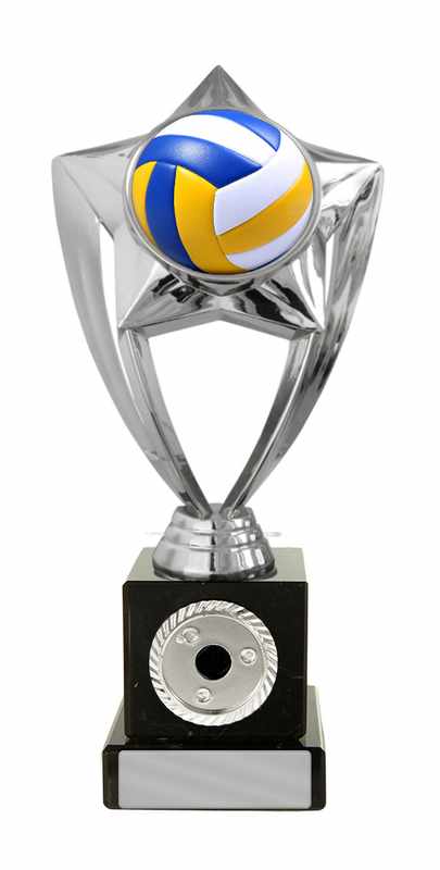 Plastic Volleyball Theme on Base - Trophy Express