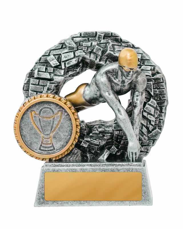 Breaking Down Barriers-Swimming Male - Trophy Express